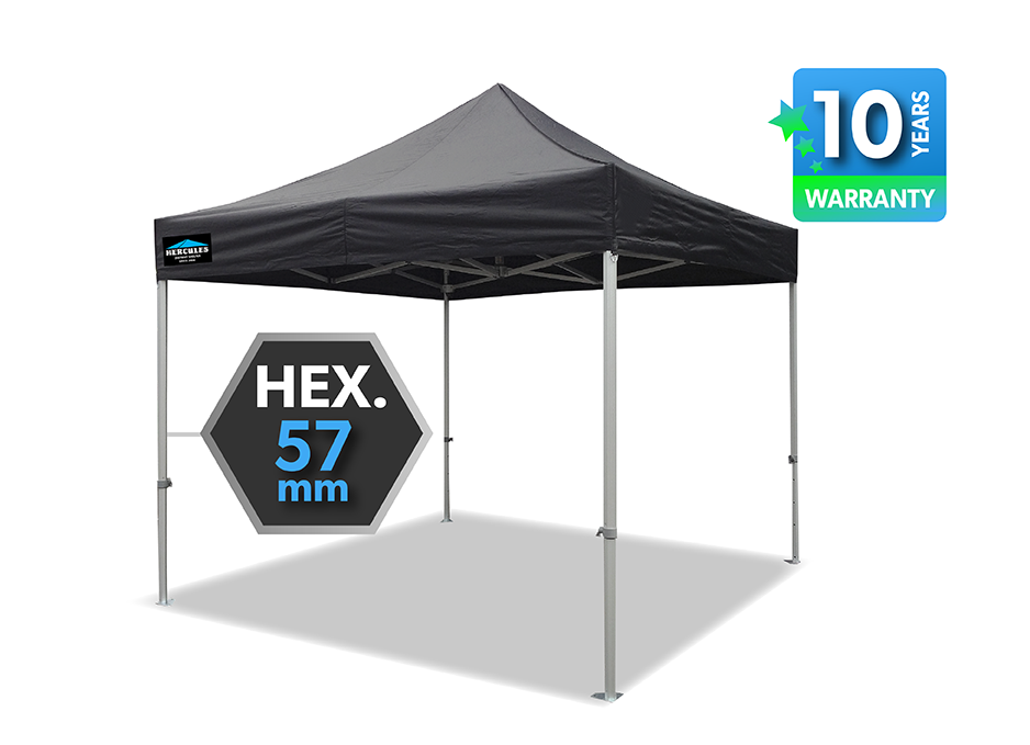 Stripe gazebo - Hercules Instant Shelter