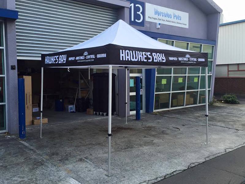 Printed Valance Wrap Banner - Hercules Instant Shelter